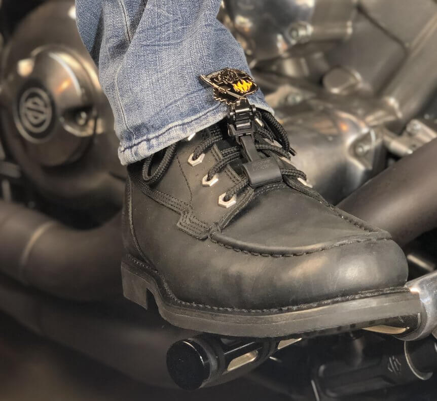 Grim Reaper Boot-Loops Set - Biker Boot Straps